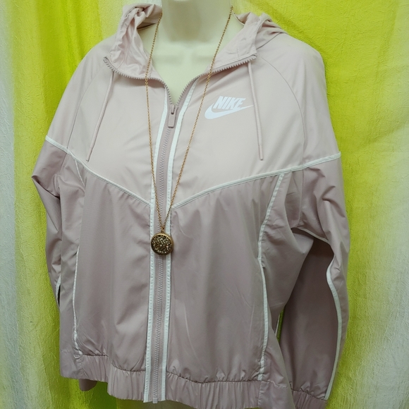 Nike | Jackets & Coats | Nwt Nike Pastel Rose Pink Mauve Windbreaker ...